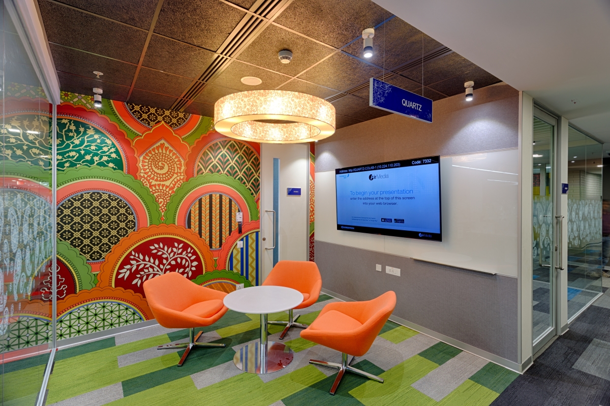 Inside The Stylish, India-Themed Office Of Pegasystems