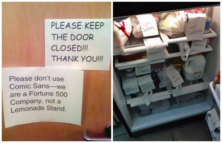 20 Hilariously Passive Aggressive Office Notes