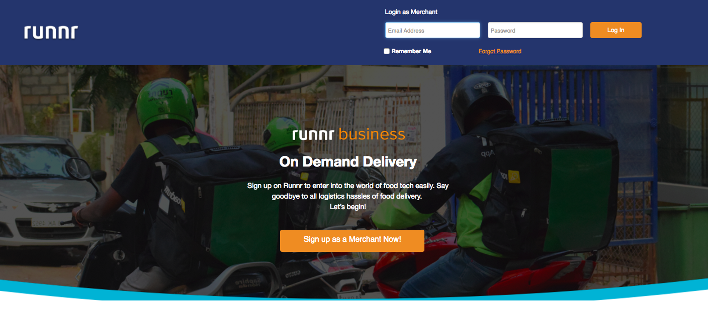 Food Delivery Startup Runnr Discontinues Operations
