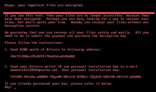 The Petya Ransomware, Which Locks Up Files And Has Spread To 65 ...