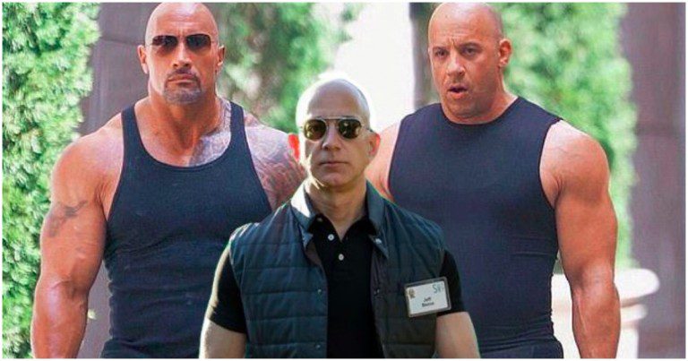 Amazon CEO Jeff Bezos Gets Photographed Looking Unusually Muscular, Becomes Internet Meme