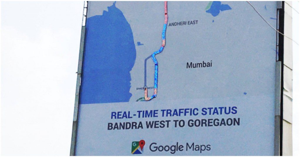 Google's Mumbai Hoarding Marries Offline And Online, Gives Real-Time ...