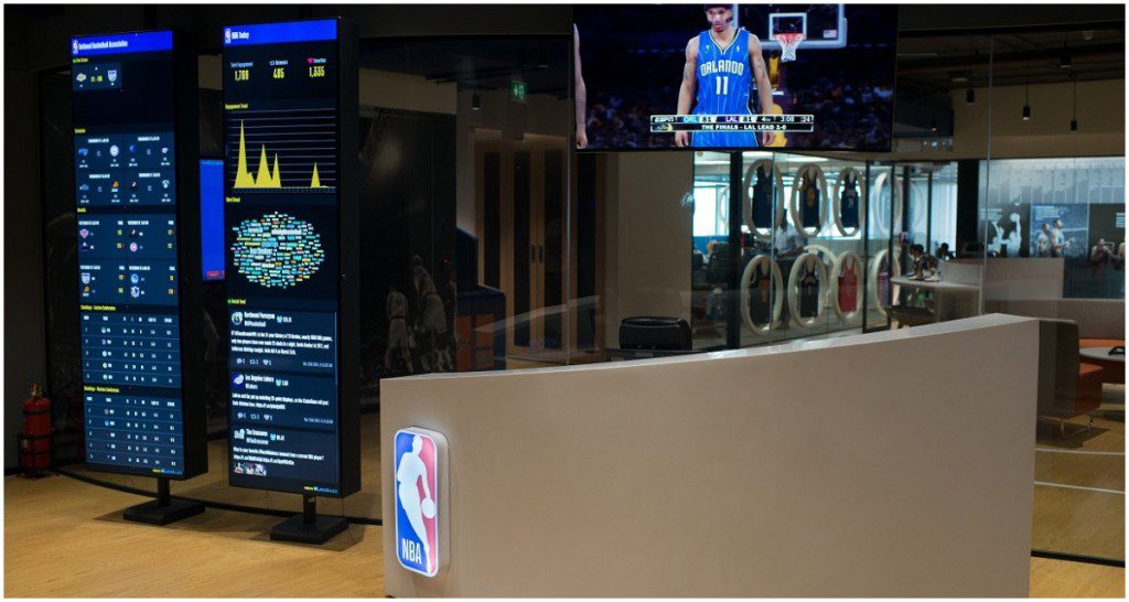 Inside NBA's Interactive, Basketball-Themed Office In Mumbai