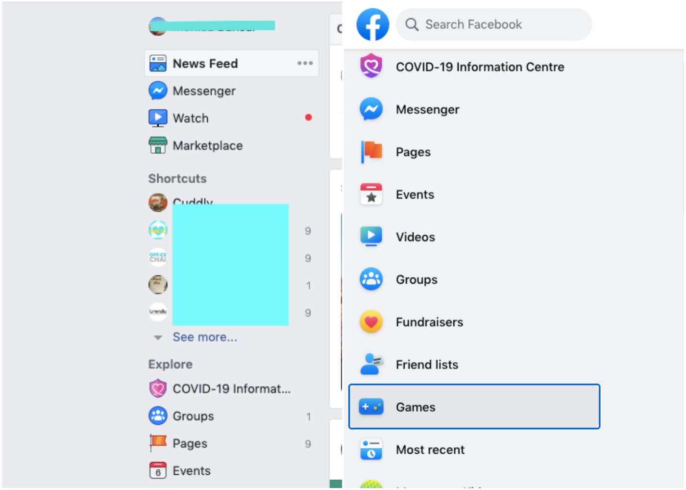 Facebook Rolls Out New Layout With A Dark Mode Option, Bigger Icons ...