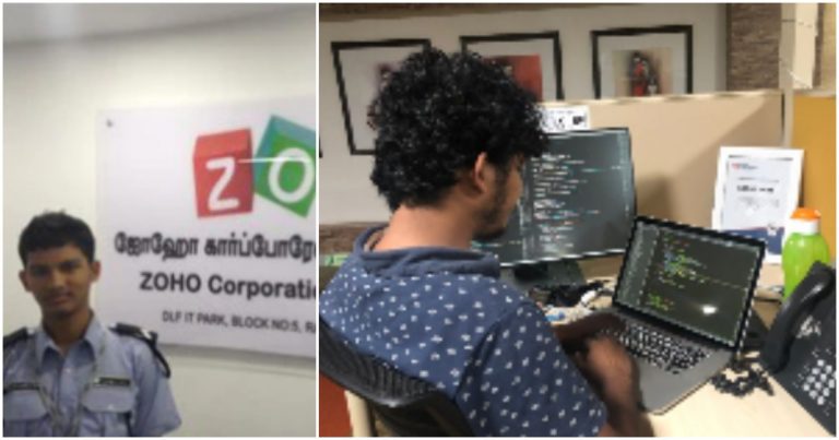 How A Security Guard At Zoho Learnt Coding At Night And Became A Programmer At The Company
