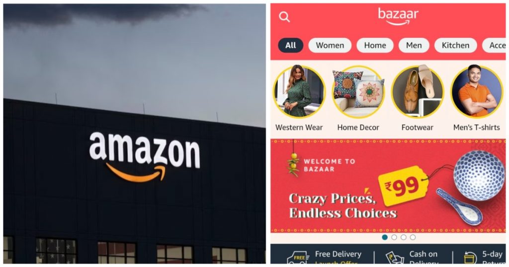 Amazon Launches 'Bazaar' For Items Priced Below ₹600, To Take On Meesho ...